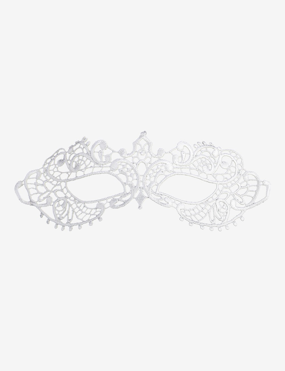 White Anastasia Columbine venetian mask for sale – Original Venice Shop