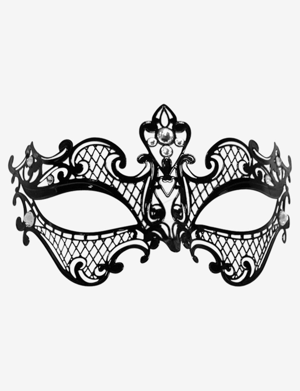 Lamia Sexy Venetian Mask With Metal Filigree – Original Venice Shop