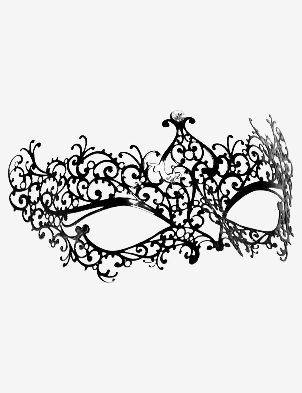 Borgia Sexy Venetian Mask With Metal Filigree – Original Venice Shop