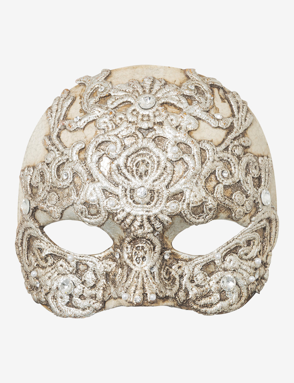 Mezzo volto Macramè maschera veneziana in vendita – Original Venice Shop